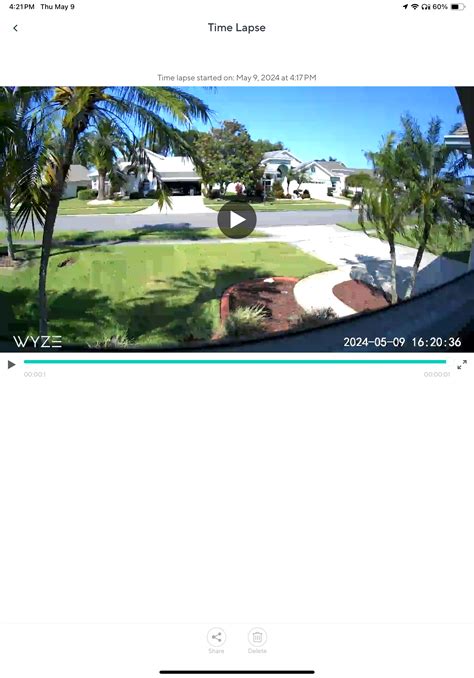 Time Lapse Feature Cameras Wyze Forum