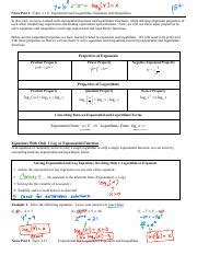Mastering Exponential and Logarithmic Equations and Inequalities | Course Hero