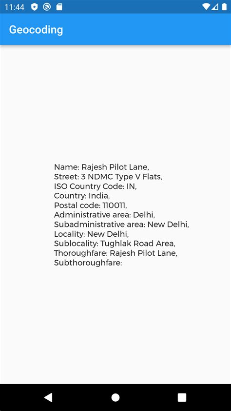 Geocoding In Flutter Mobikul
