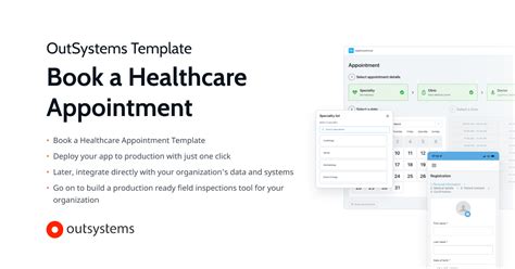 Healthcare Appointment Template With Low Code Outsystems Healthcare Appointment Template With Low Code Outsystems
