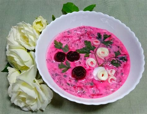 😋Окрошка со свёклой или холодник на кефире рецепт с фото пошаговый от