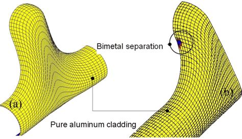 Interface Contact Status Between Layers A 75 Mpa Without Defect And B
