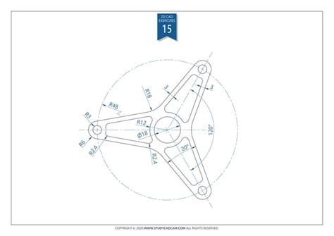 Autocad Exercise Drawing 1~20 Pdf