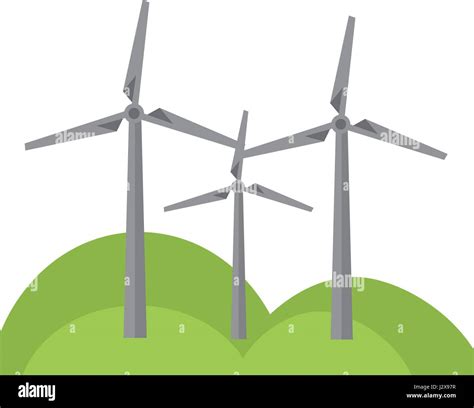 Eolic Turbine Icon Stock Vector Image And Art Alamy