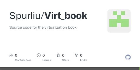 Github Spurliuvirtbook Source Code For The Virtualization Book
