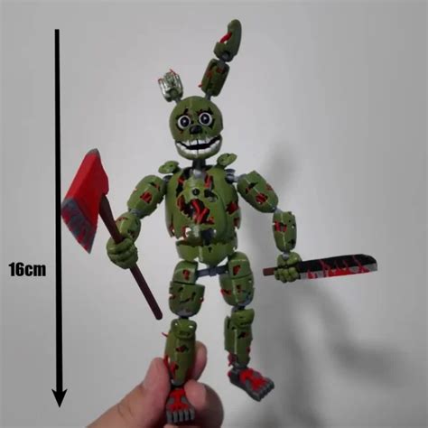 3d Printed Five Nights At Freddys 3 Springtrap T13 Action Figure Multi