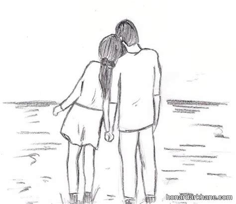 نقاشی عاشقانه و فانتزی دختر و پسر