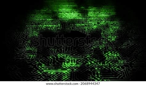 마이크로 회로의 회로를 통과하는 전기 펄스의 스톡 일러스트 2068944347 Shutterstock