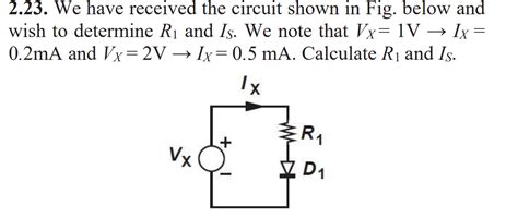 Solved We Have Received The Circuit Shown In Fig Chegg