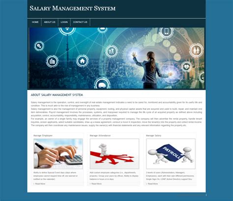 Salary Management System Project Using Php And Mysql