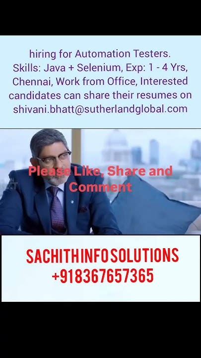 Hiring For Automation Testers Automationtesting Testingjobs Youtube