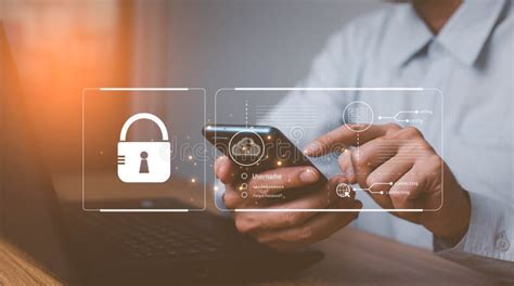 Businesswomen Protect Personal Information Cybersecurity Concept User