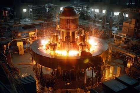 Premium Ai Image Theme Of Nuclear Fusion Large Experimental Setup In