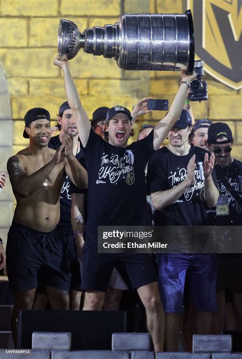 Shea Theodore Of The Vegas Golden Knights Hoists The Stanley Cup News Photo Getty Images