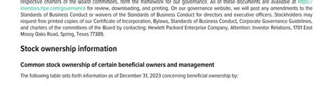 hpe 2024 proxy statement