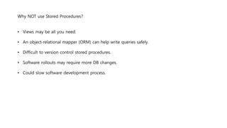 Postgresql Stored Procedure PPTX