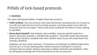 Type LocK Based In Concurrency Control Pptx