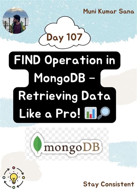 Muni Kumar Sana On Linkedin Mongodb Nosql Dataretrieval Database Backenddevelopment