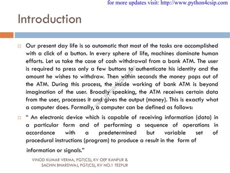 Computer System Organization Class PDF