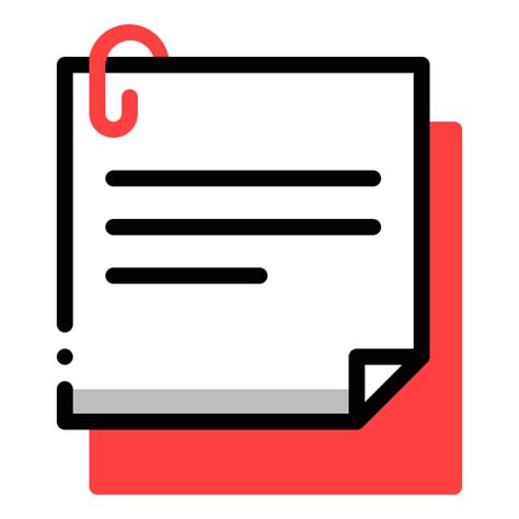 Memo Generic Color Lineal Color Icon