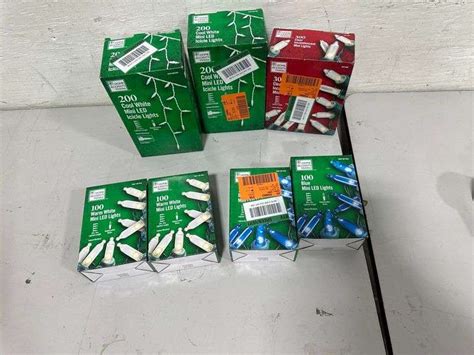 Assorted Christmas Lights Lambrecht Auction Inc