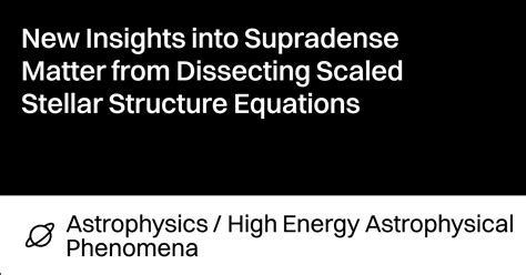 New Insights Into Supradense Matter From Dissecting Scaled Stellar