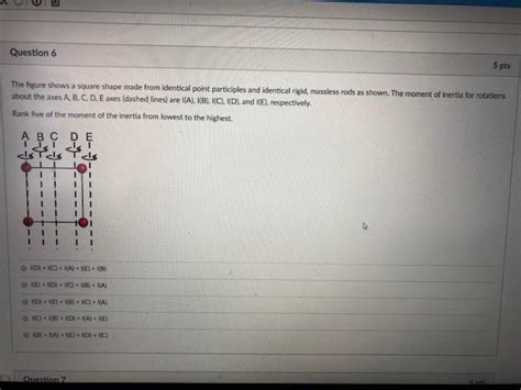Solved Question Pts The Figure Shows A Square Shape Made Chegg Com