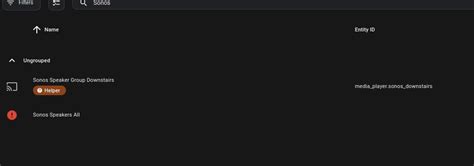 Problem Trying To Create Media Player Group Of All My Sonos Speakers Home Assistant Community
