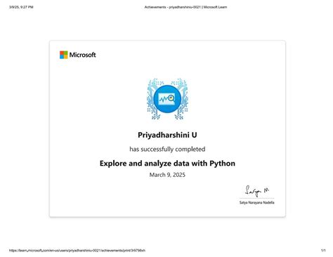 Dataanalysis Python Datascience Datavisualization Numpy Pandas Priyadharshini U