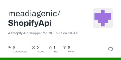 Github Meadiagenicshopifyapi A Shopify Api Wrapper For Net Built On C 40