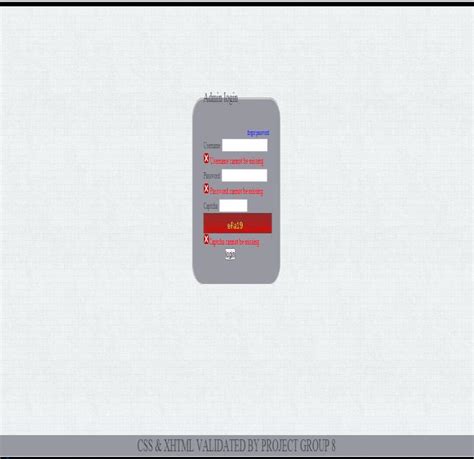 The Login Page Message Invalid Data Entry Download Scientific Diagram