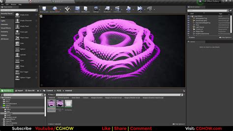 Hlsl In Ue4 Niagara And Material Custom Node Unreal Engine Niagara Hlsl Cghow Ashif Ali