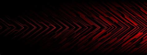 Premium Vector Abstract Red Circuit Cyber Arrow Direction Black Shadow Technology Futuristic