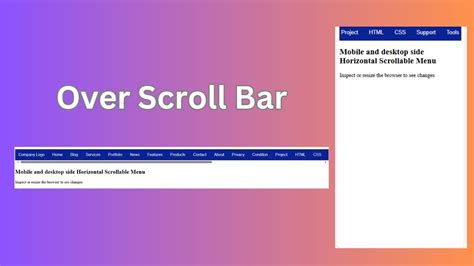 How To Add A Scrollbar In Html Div At Juana Elder Blog