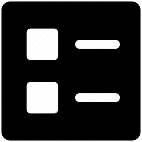 form field checklist list options user interface selector icon
