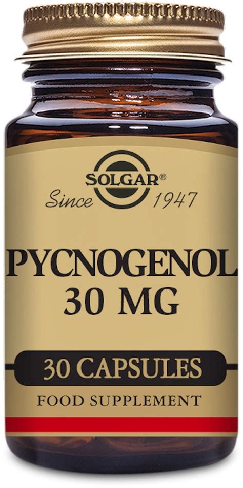 Solgar Pycnogenol 30mg 30 Capsules Medino