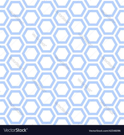 Seamless Hexagons Pattern Royalty Free Vector Image