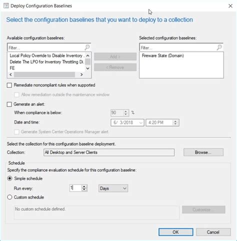 Compliance Setting Detect If Firewall Is Off Recast Software