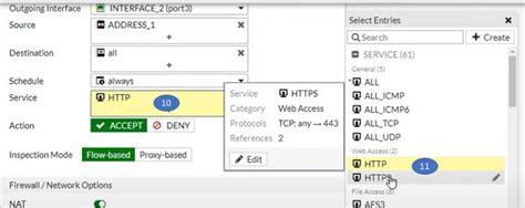 FortiGate Firewall Policy Rules Types Configuration Network Interview