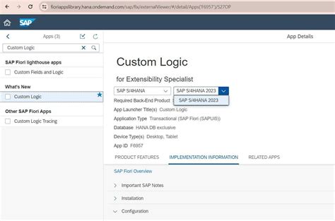 S4hana 2023 Key User Extensibility Custom Logic App Keep The