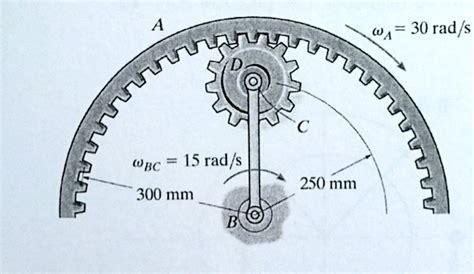 Solved The Ring Gear A Rotates Clockwise With An Angular Velocity Of