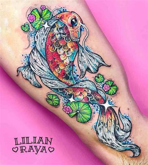 Colourful Fish Tattoos