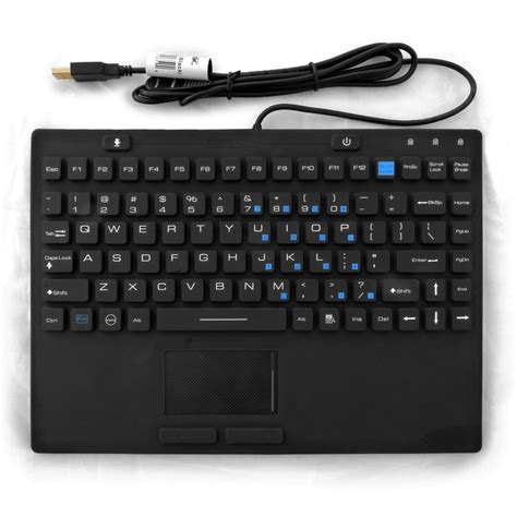 Industrial Keyboard With Touchpad With IP68 Protection