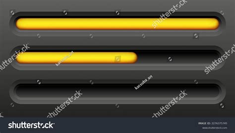 3d Loading Bar Health Progress Bar Stock Vector Royalty Free 2276375745 Shutterstock