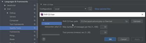 Cant Make Php Cs Fixer Work Ides Support Intellij Platform Jetbrains