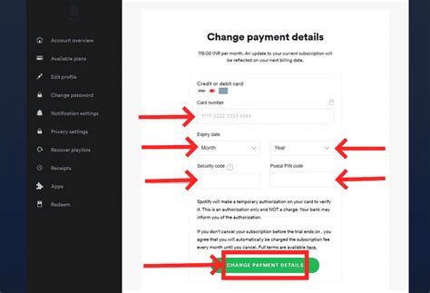 Learning How To Change My Spotify Payment Method
