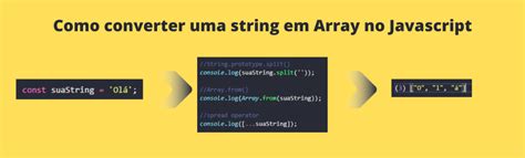 Como Converter Uma String Em Array No Javascript