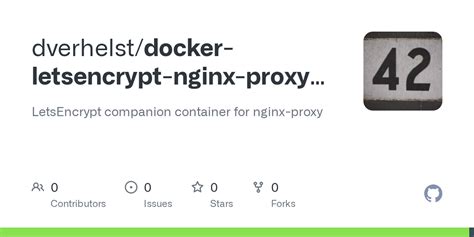 Github Dverhelstdocker Letsencrypt Nginx Proxy Companion Letsencrypt Companion Container For