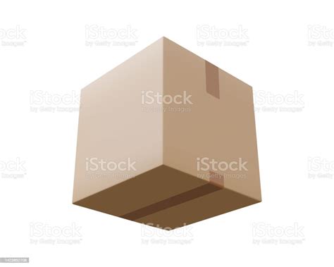 스카치 테이프 및 라벨이있는 골판지 또는 판지 현실적인 배달 상자 0명에 대한 스톡 벡터 아트 및 기타 이미지 0명 3차원 형태 갈색 Istock