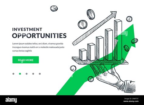 Human Hand Holding Tablet With Stock Market Statistics Chart Hand Drawn Vector Sketch